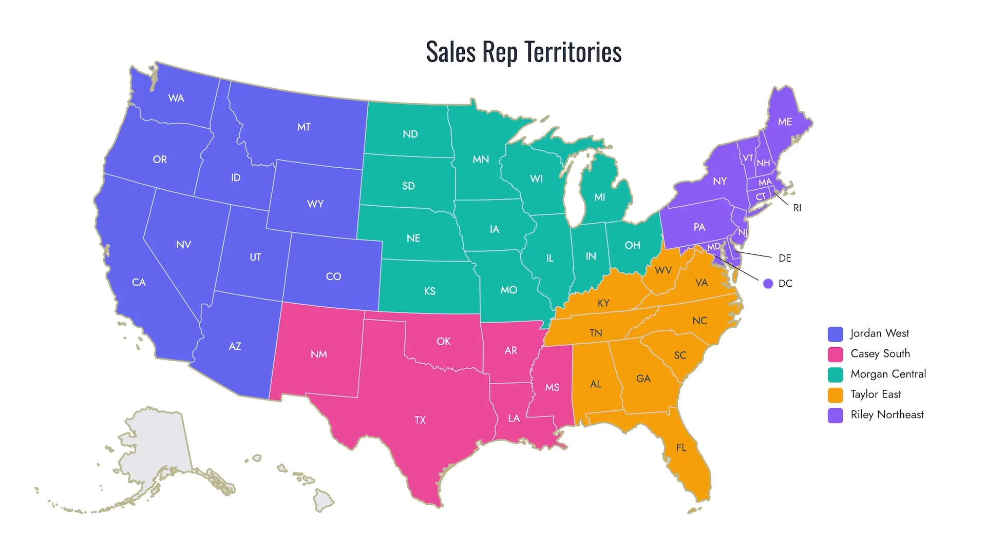 Sales Territory Mapping: Visualize Territories in Minutes — Ultimaps